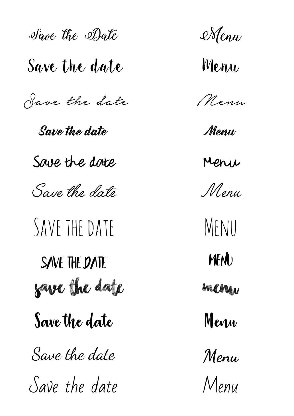 24 Polices D'écriture Gratuites À Télécharger | Police D dedans Image ...