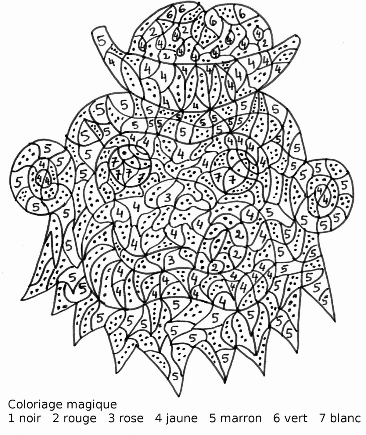 Multiplication Coloriage Magique Ce2 Multiplications Coloriage204 ...